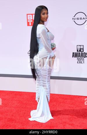 Summer Walker at the 2021 BET Awards held at Microsoft Theatre L.A ...