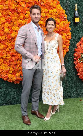 Sofia Pernas and Justin Hartley arriving at the 83rd Annual Golden ...