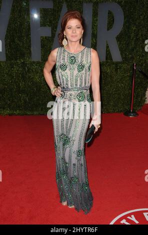 Debra Messing attending the Vanity Fair Oscar Party 2009, held at the ...