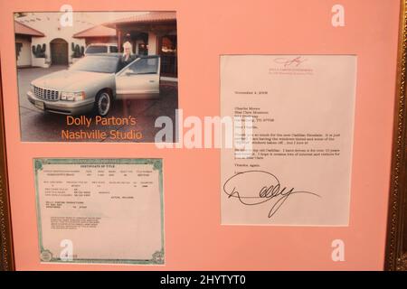 Dolly Parton's Cadillac on Display at the Hollywood Star Cars Museum ...