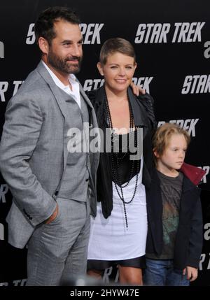 Adrian Pasdar, Natalie Maines, Jackson Pasdar, Beckett Pasdar attending ...