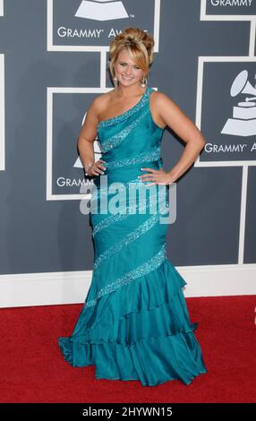 Miranda Lambert arrives at the 52nd Annual Grammy Awards held at the ...