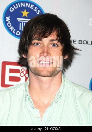 Zack Conroy during Guinness World Records announcement of 'The Bold and ...