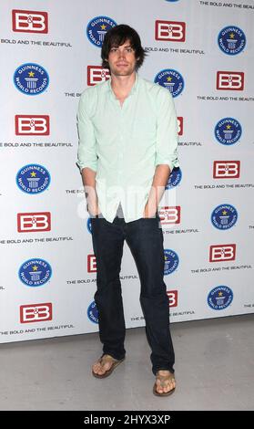 Zack Conroy during Guinness World Records announcement of 'The Bold and ...