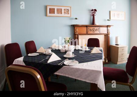 Breakfast room at the Rhu Inn, Rhu, Near Helensburgh, Argyll, Scotland ...