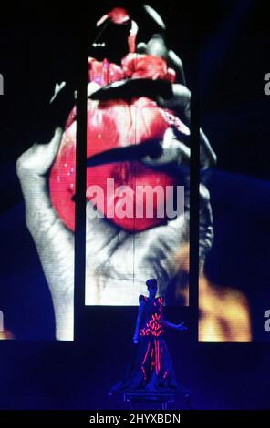 Rihanna performs live on her "Last Girl on Earth" Tour at General ...