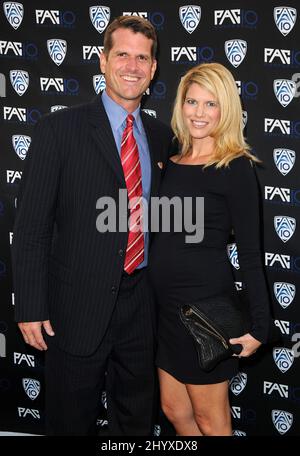 Jim Harbaugh| at the FOX Sports PAC-10 Conference Premiere held at 20th ...