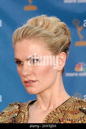 Anna Paquin arriving at the 62nd Annual Primetime Emmy Awards held at ...