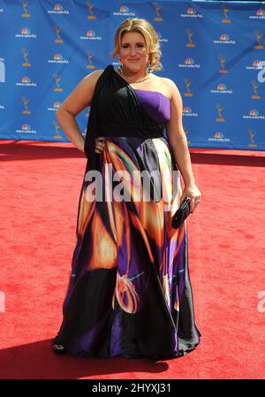 KayCee Stroh arriving at the 62nd Annual Primetime Emmy Awards held at ...