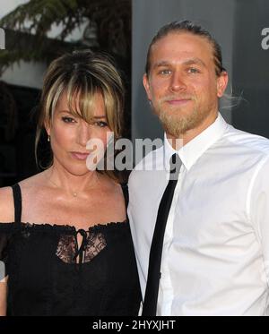 Charlie Hunnam during the "Sons of Anarchy" Season Three Premiere Screening at the Cinerama Dome ...