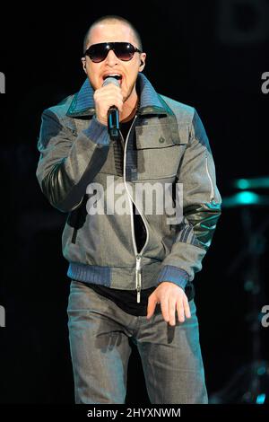 Mike Posner in concert during the 'Up in the Air' Tour at the Time ...