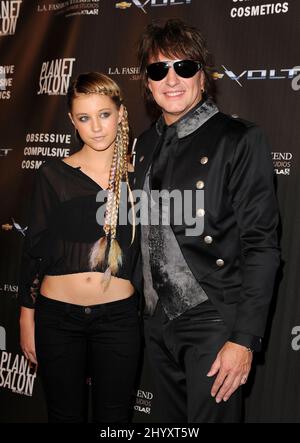 Ava Sambora and father Richie Sambora at the WTB Spring Fashion Show ...