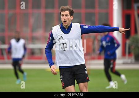 Munich, Deutschland. 15th Mar, 2022. Leon GORETZKA (FC Bayern Munich ...