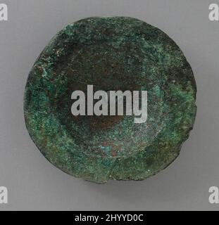 Bronze Cymbal. Egypt, probably Roman Period (30 BCE - 300 CE) or later ...