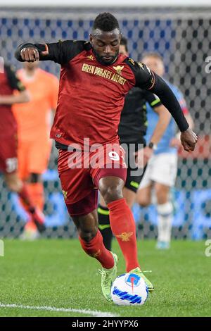 Jean-Pierre Nsame' of Venezia FC gestures during the Serie A match ...