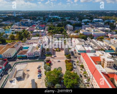 Bahamian Parliament building on Bay Street in downtown Nassau, New ...