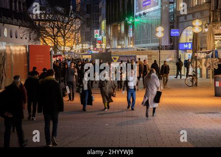 Munich, Germany. 15th Mar, 2022. While the coronavirus infections reach ...