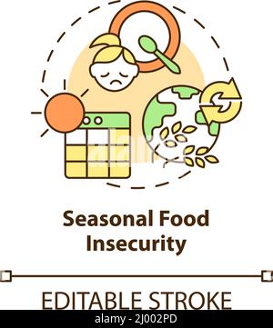 Food insecurity icon outline vector. Rising food products prices ...