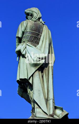 Statue of Vercingetorix, leader of the Gauls, at Alise-Sainte-Reine ...