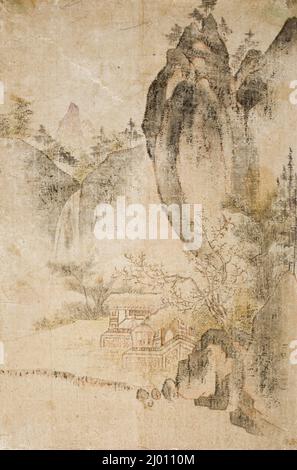 Landscape. Korea, Korean, Joseon dynasty (1392-1910), 19th century ...