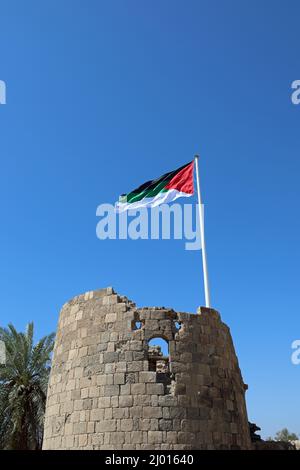 Asia Jordan Aqaba castle or Aqaba Fortress Stock Photo - Alamy
