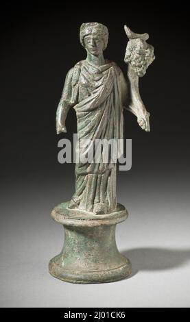 Figure of Fortuna, Roman goddess of fortune, with cornucopia (horn of ...