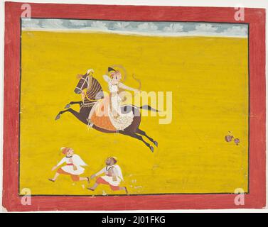 Maharana Ari Singh II (reigned 1761-1773) Displaying His Prowess in ...
