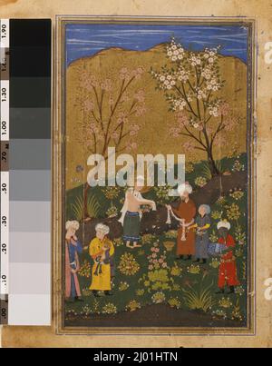 This historical painting from circa 1560 depicts Archduke Ferdinand II ...