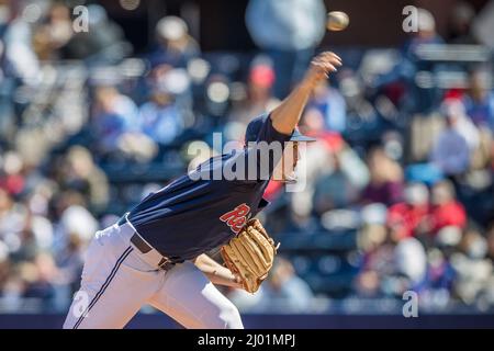 March 13, 2022: Ole Miss catcher Hayden Dunhurst (13) takes a swing ...