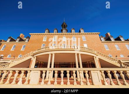 Sunny exteior view of the Student Union of Oklahoma State University ...