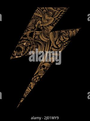 light logo spark t shirt graphic design vector illustration digital ...