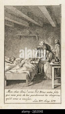 Illustration for Le Page's 'Gil Blas'. Daniel Nikolaus Chodowiecki ...