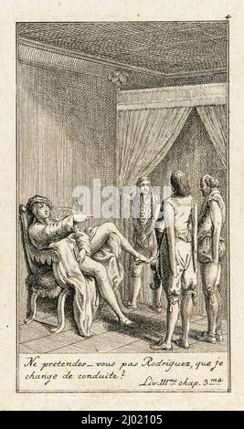 Illustration for Le Page's 'Gil Blas'. Daniel Nikolaus Chodowiecki ...