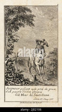 Illustration for Le Page's 'Gil Blas'. Daniel Nikolaus Chodowiecki ...