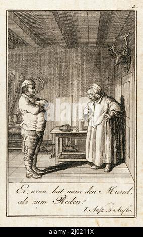 Iffland's Jager. Daniel Nikolaus Chodowiecki (Germany, Danzig, 1726 ...