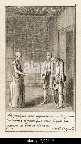 Illustration for Le Page's 'Gil Blas'. Daniel Nikolaus Chodowiecki ...