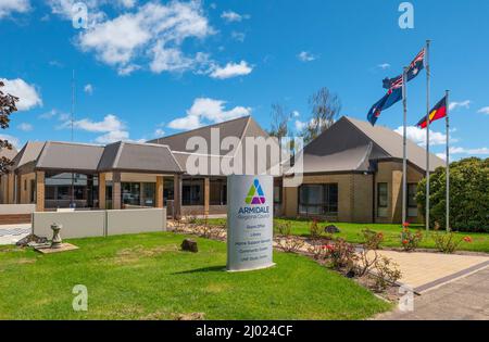 Armidale Regional Council, Guyra Office in the main street of Guyra in ...