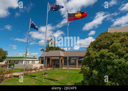 Armidale Regional Council, Guyra Office in the main street of Guyra in ...