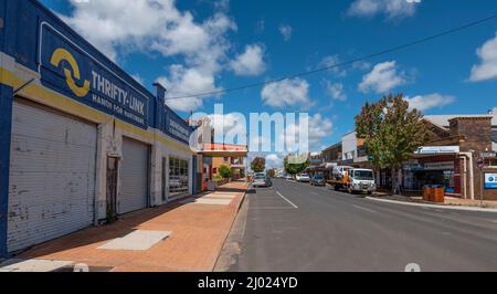 The main street of Guyra in northern New South Wales, Australia Stock ...