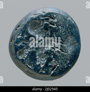 Stamp Seal, Hemispheroid. Iran, Sasanian period 224-651. Tools and ...