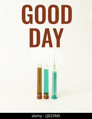 Sign displaying Have A Good Day. Business concept Nice gesture positive ...