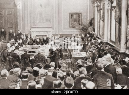Signing of the Locarno Treaties, 1925 Stock Photo - Alamy