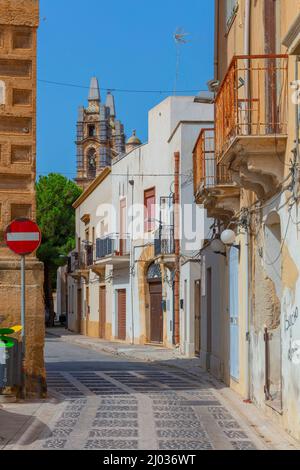 Europe,Italy,Sicily, Mazara del Vallo, Lido di Costanza Beach Stock ...