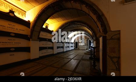 Catacombs of the Igreja de São Francisco, Porto, Portugal Stock Photo ...
