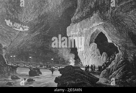 Postojna Cave, Slovenia, Adelsberger Grotte Stock Photo - Alamy