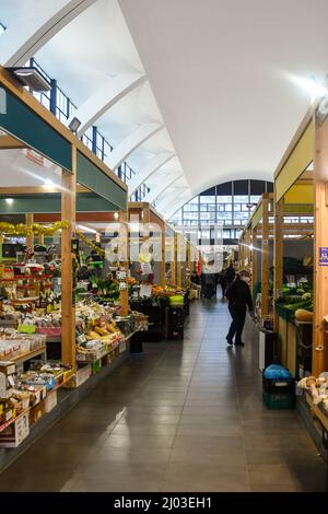 Market building (mercato), Imperia, liguria, Italy Stock Photo - Alamy