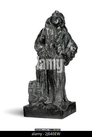 Bronze sculpture of Balzac, 1892-7 by Auguste Rodin in the garden of ...