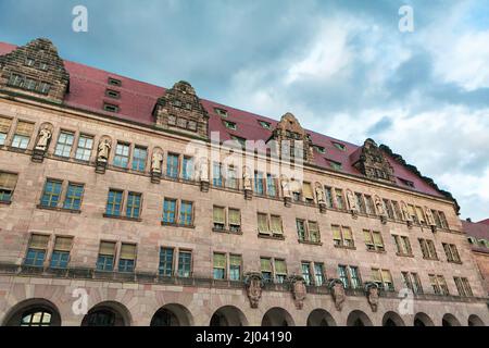 Courthouse of Nuremberg, Germany. Palace of Justice where Nuremberg ...