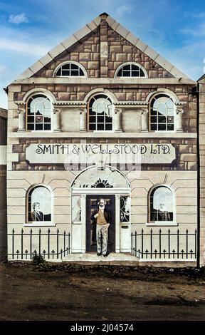 Smith Wellstood Foundry Wall Mural. Bonnybridge, Scotland Stock Photo ...