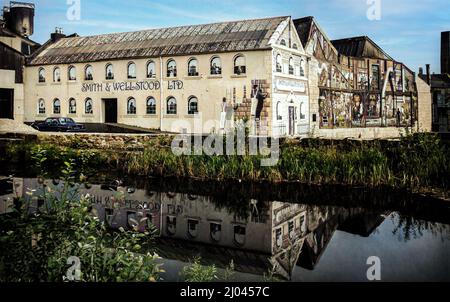 Smith Wellstood Foundry Wall Mural. Bonnybridge, Scotland Stock Photo ...